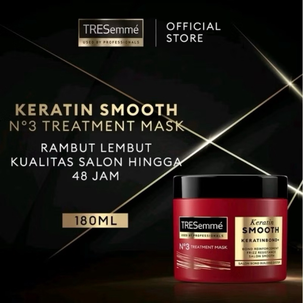 Jual Tresemme Keratin Deep Smoothing Hair Mask 180ml | Shopee Indonesia