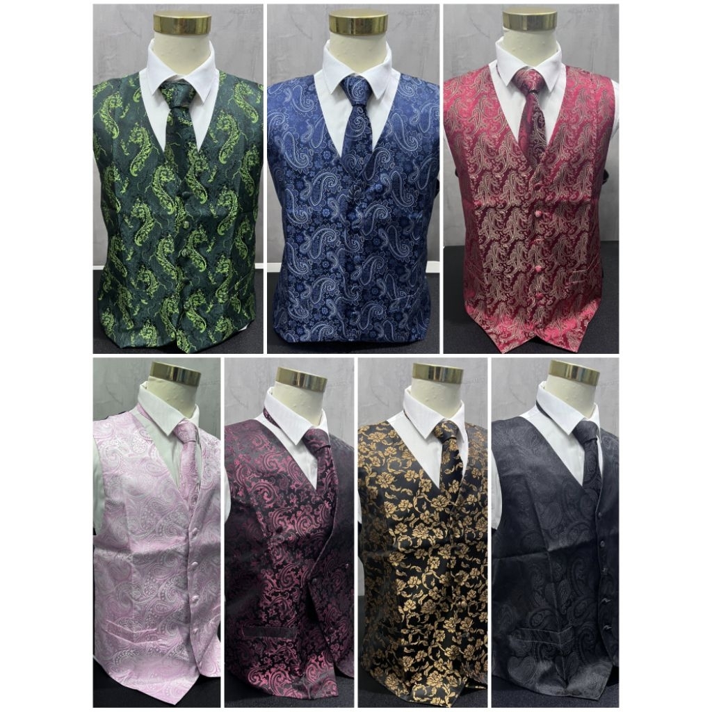Jual Mens Global Vest (Silver - Black - Gold) | Shopee Indonesia