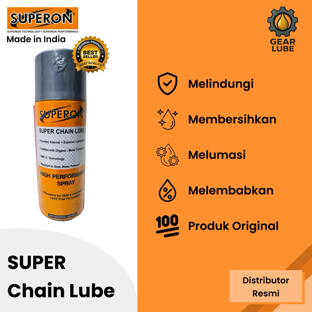 Jual Pelumas Rantai Superon Super Chain Lube 400ml | Shopee Indonesia