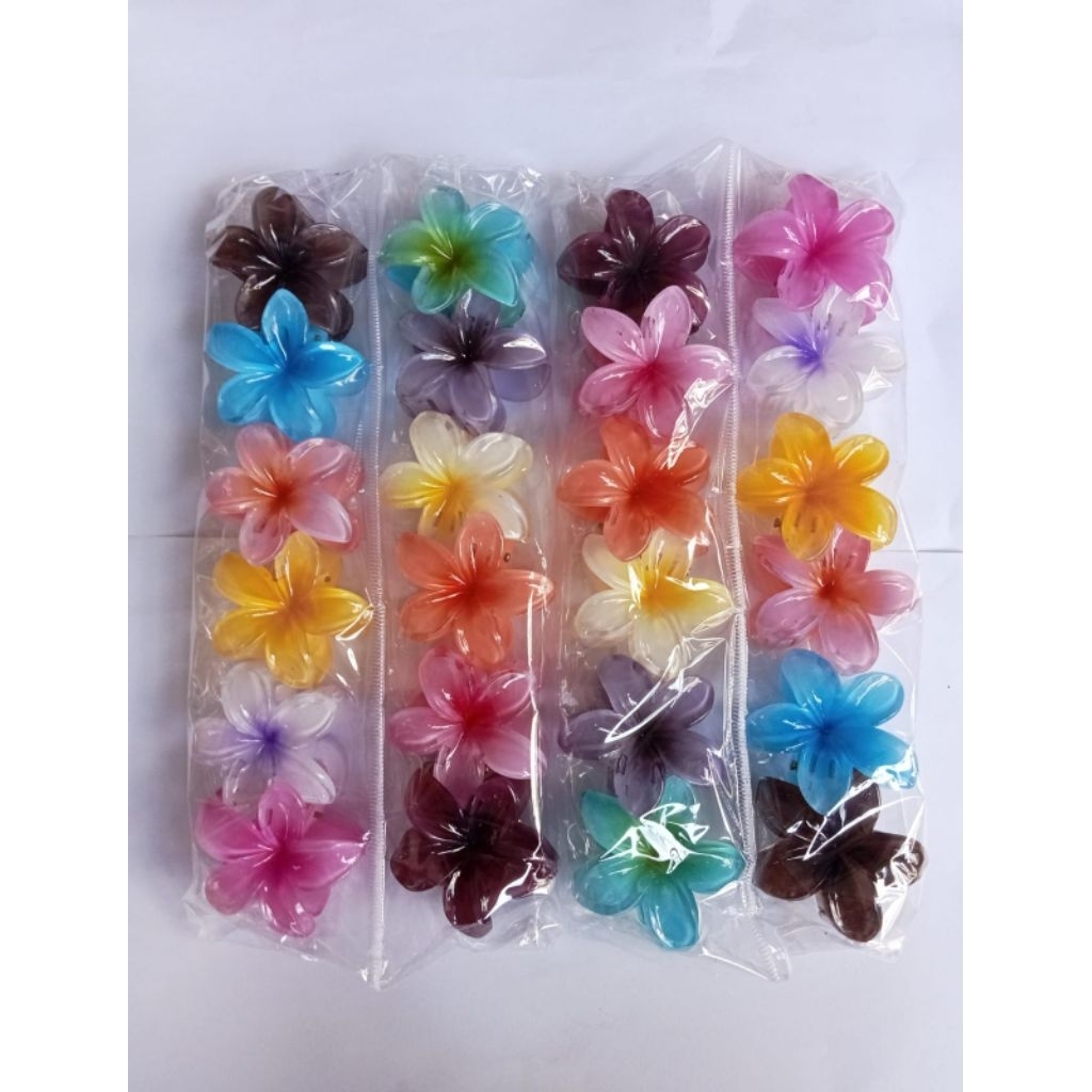 Jual ISI 12PCS JEPITAN BUNGA KAMBOJA 1LUSIN JEDAI KAMBOJA 5CM | Shopee ...