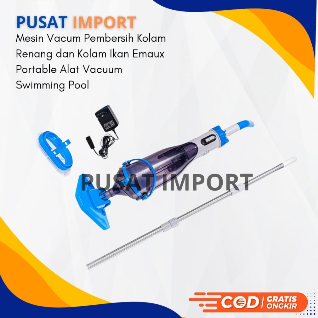 Jual Mesin Vacum Pembersih Kolam Renang dan Kolam Ikan Emaux Portable ...