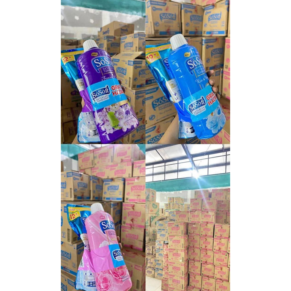 Jual Detergent So Soft Botol buy1get1 700ml+350ml | Shopee Indonesia