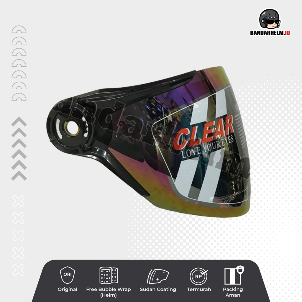 Jual Kaca Helm NHK Reventor / Gladiator (Merk Clear) | Shopee Indonesia