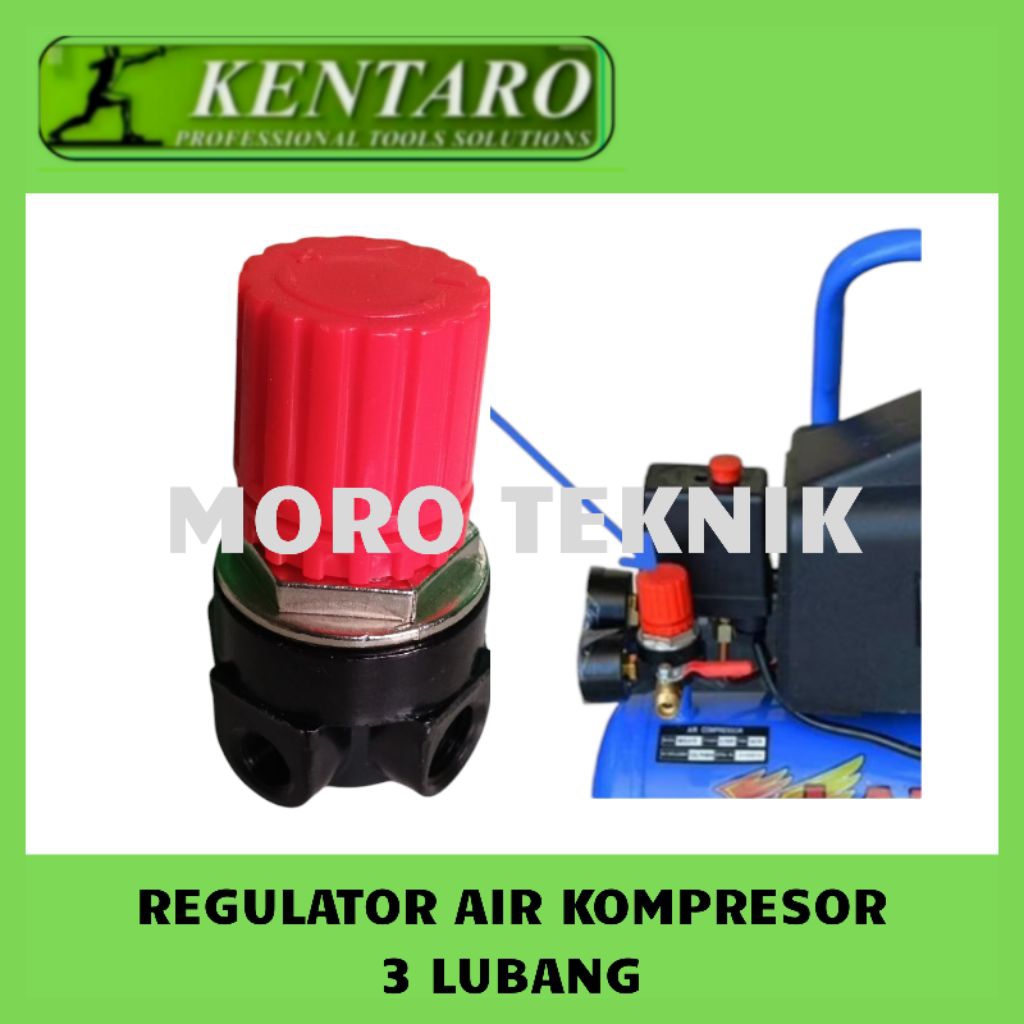 Jual REGULATOR KOMPRESOR ANGIN 3 LUBANG MERAH | Shopee Indonesia