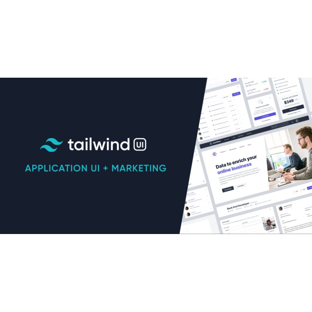 Jual TAILWIND UI (APPLICATION UI + MARKETING + TEMPLATES) | Shopee ...