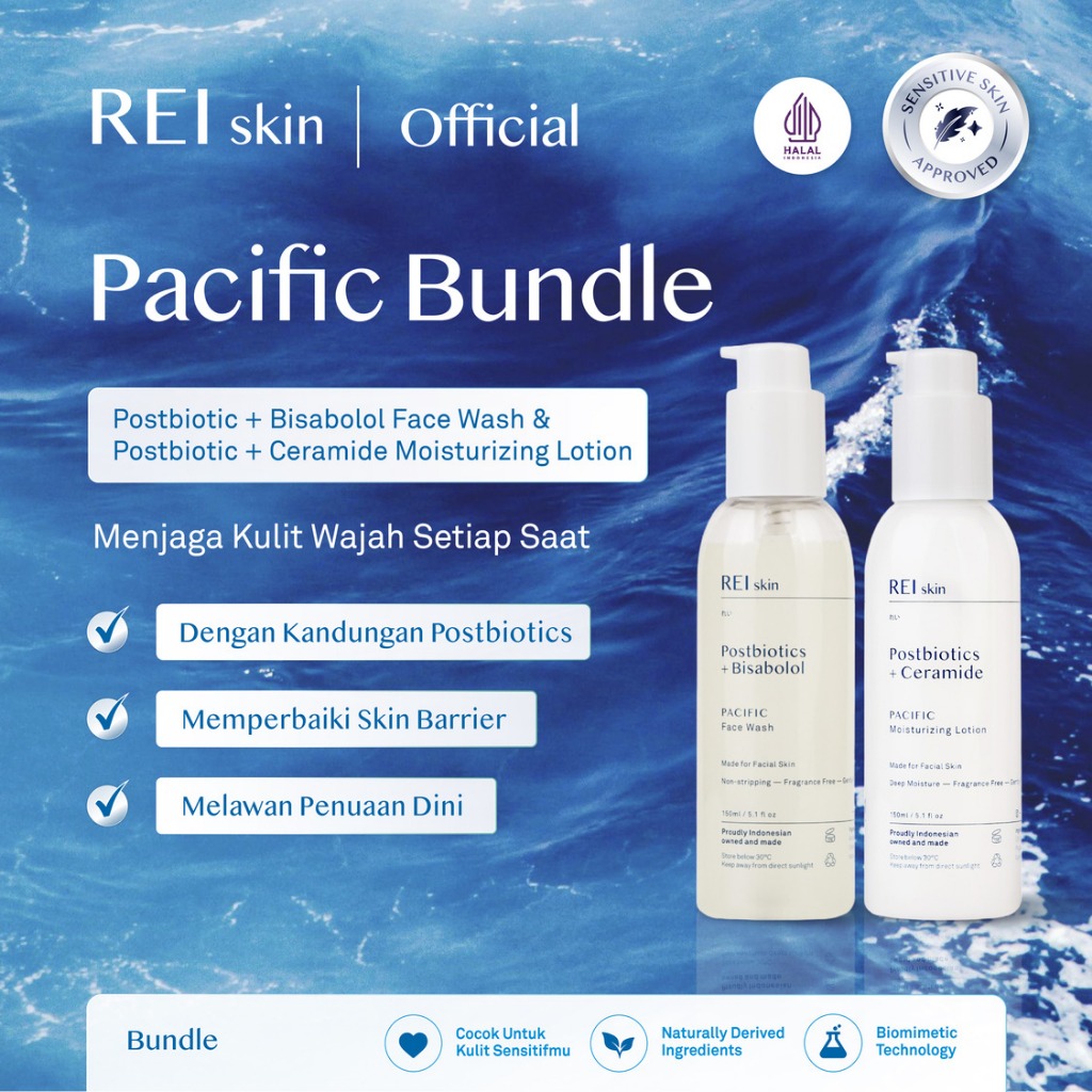 Jual REI Skin The Pacific Bundle (Face Wash & Face Lotion) | Shopee ...