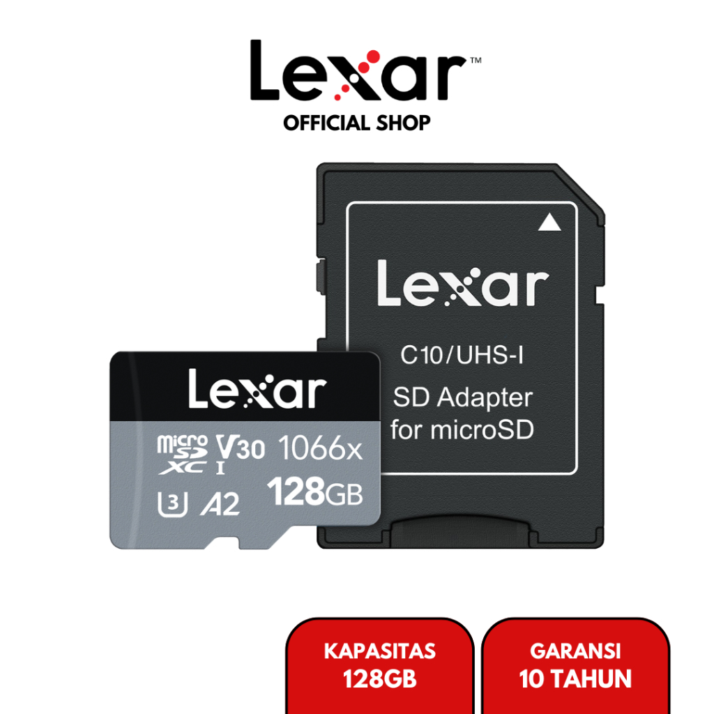Jual Lexar Microsd Professional 1066x Up to 160MB/s Original - 128GB | Shopee Indonesia