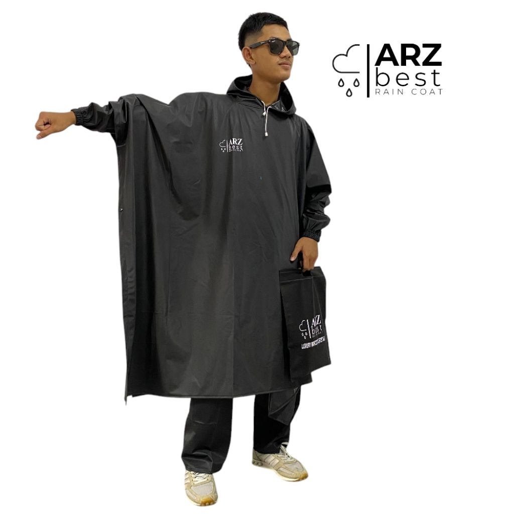 Jual Jas Hujan ARZ Mantol Ponco Kelelawar Batman Jumbo Bahan PVC Lentur ...