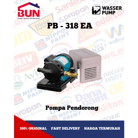 Jual Pompa Dorong Booster Pump WASSER PB-318 EA | Shopee Indonesia