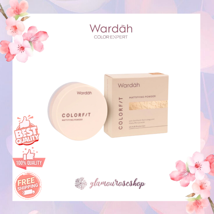 Jual Wardah Colorfit Mattifying Powder UVA/UVB Protection (LOOSE POWDER ...