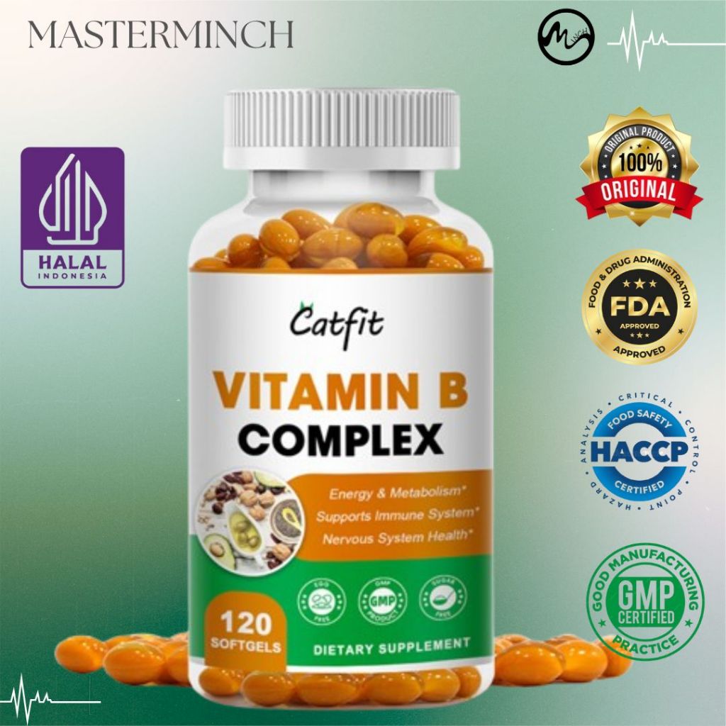 Jual Catfit Vitamin B Senyawa Catfit VB B1 B2 B3 B5 B6 B7 B9 B12 ...