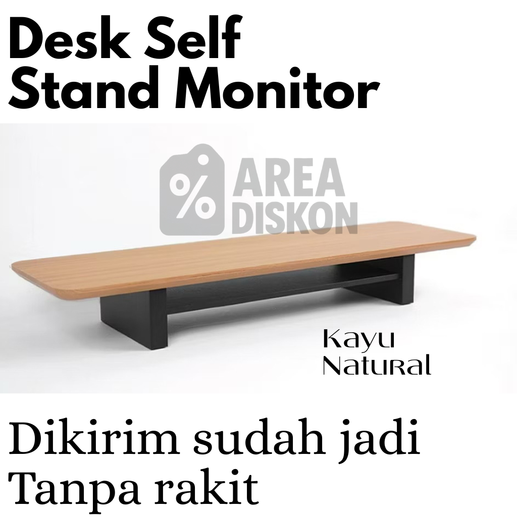 Jual DISKON Desk Setup Ideas DEsk Self Stan Monitor 100 Cm | Shopee ...