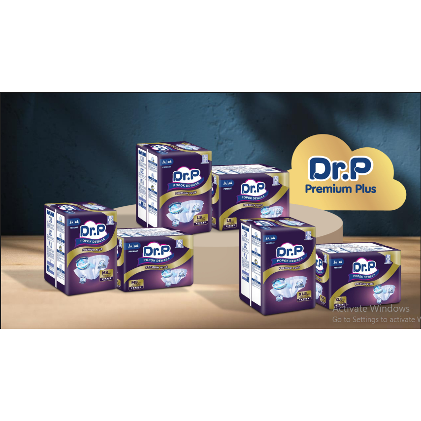 Jual PERA750 Dr. P ADULT DIAPERS / DR P PREMIUM PLUS/ POPOK DEWASA ...