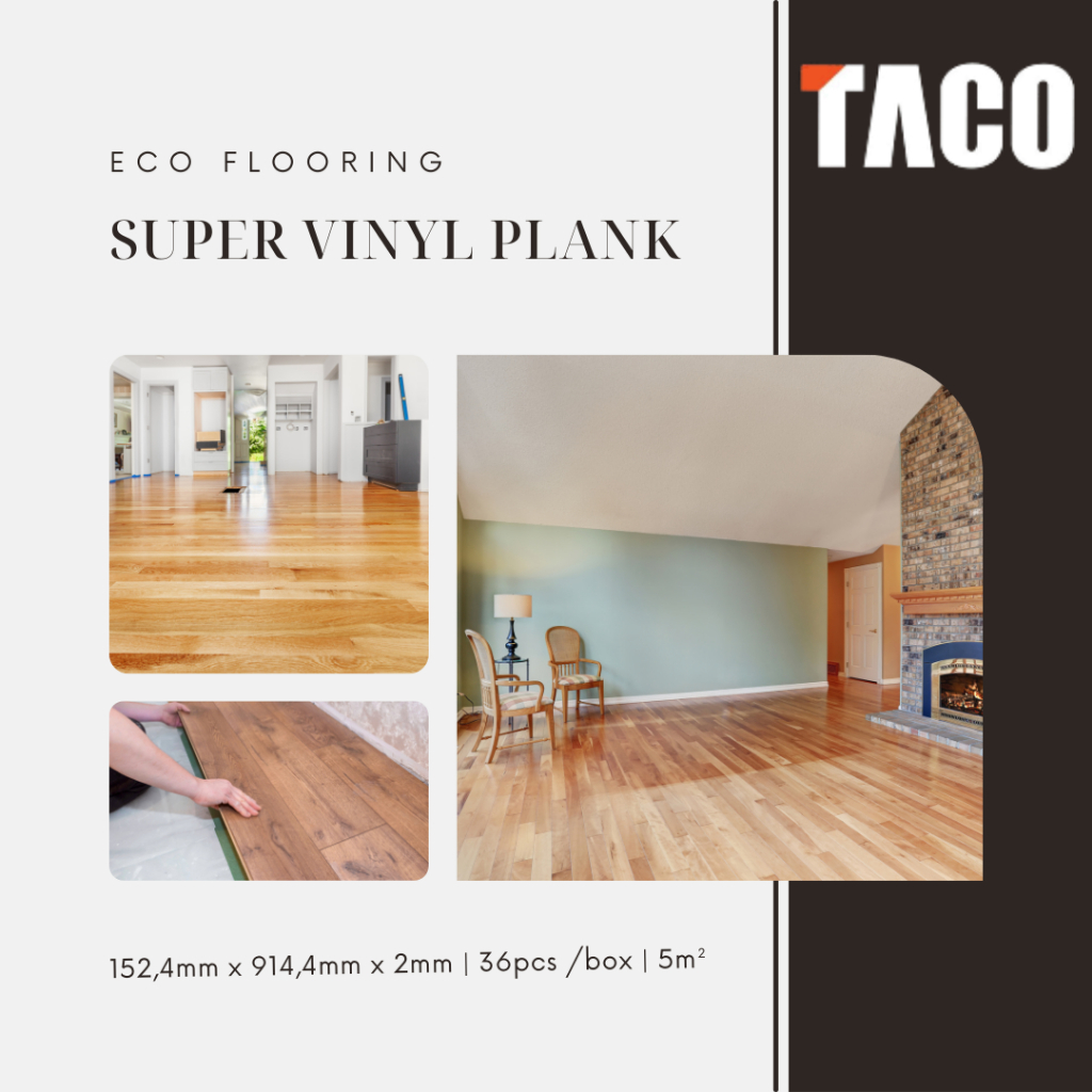 Jual TACO ECO FLOORING Lantai Vinyl Ketebalan 2 mm | Vinyl Flooring ...