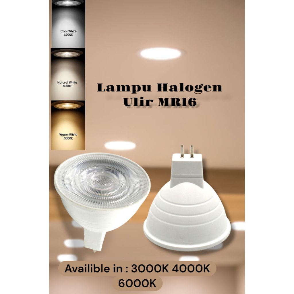 Jual Mr16 E27 Lampu Halogen Par Led 7watt Spotlight | Shopee Indonesia