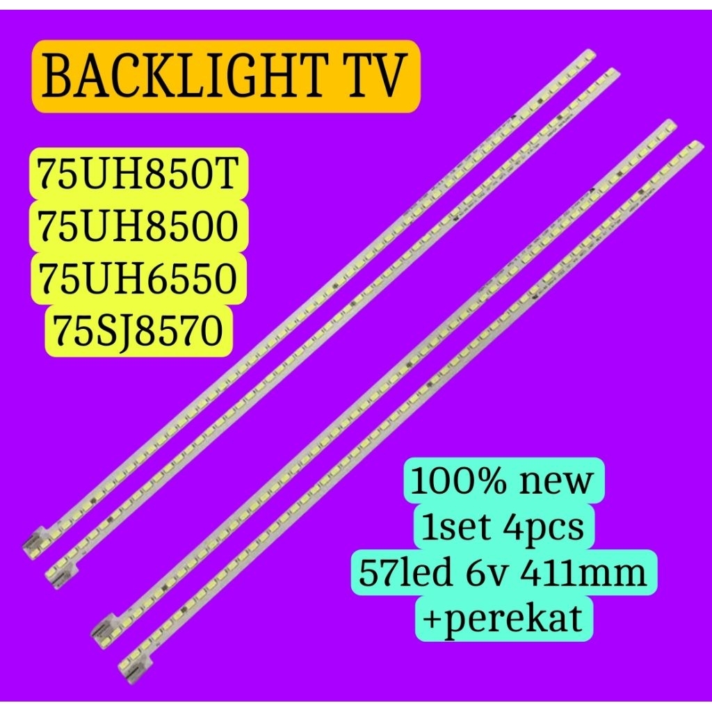 Jual LAMPU LED BACKLIGHT BL TV LG 75UH850T 75UH8500 75UH65507 5SJ8570 ...