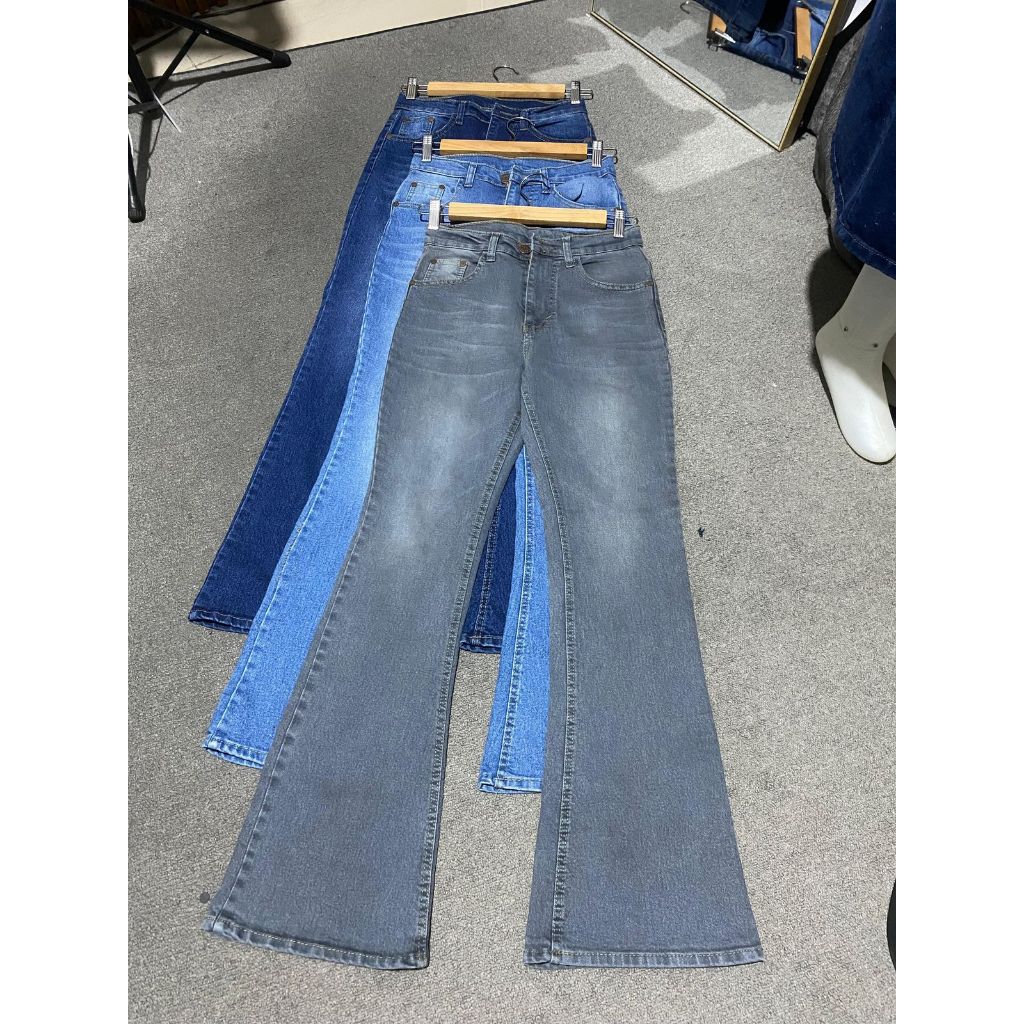 Jual Celana Jeans Highwaist Cutbray Retro 114 - Celana Jeans Cutbray ...
