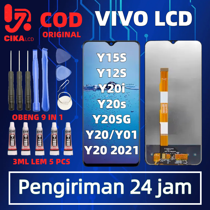 Jual 【ASLI 100%】LCD VIVO Y20/Y15S/Y12S/Y20i/Y20s/Y20 2021/Y20S G/Y01 FULLSET TOUCHSCREEN FREE ...