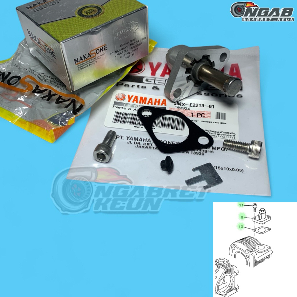 Jual PAKETAN STELAN SETELAN TENSIONER TONJOKAN KETENG SET PAKING BAUT ...