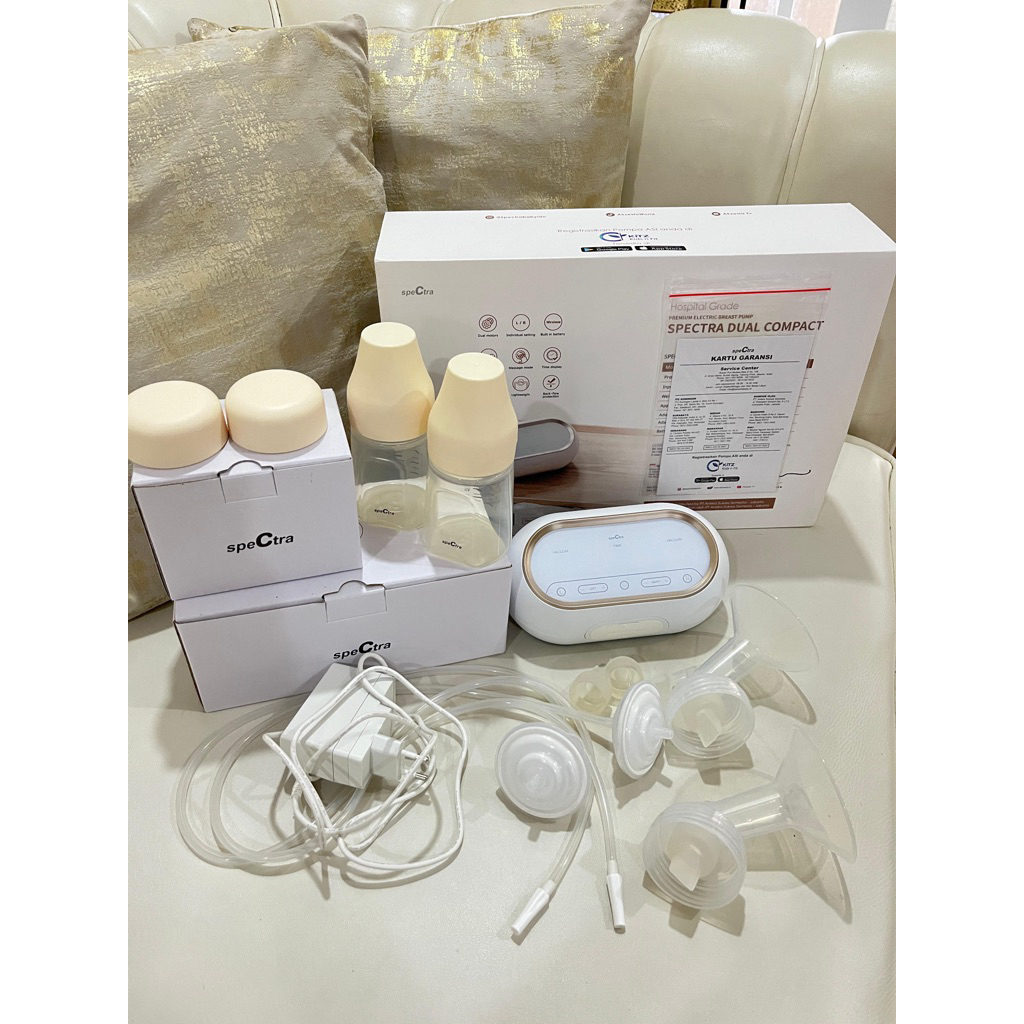 Jual preloved spectra dual compact handsfree pompa asi double pump ...
