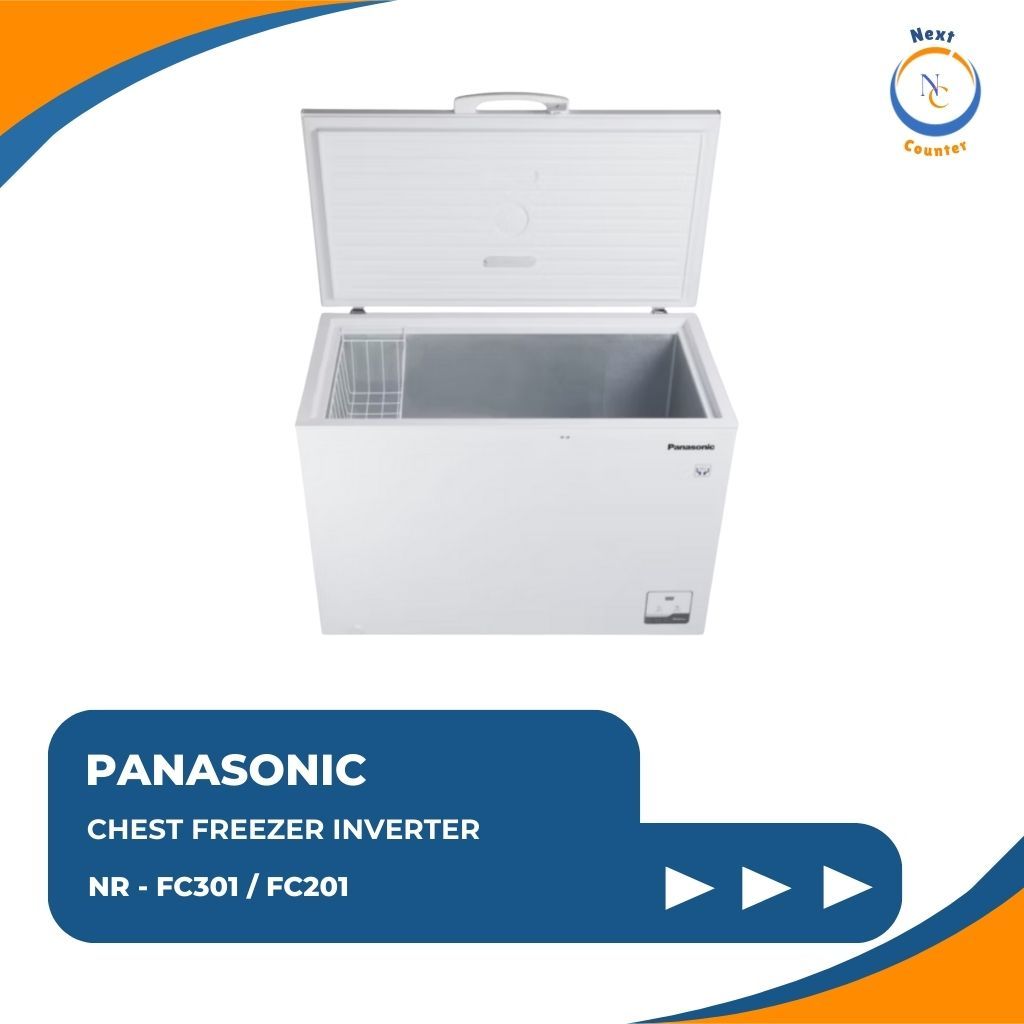 Jual PANASONIC CHEST FREEZER INVERTER 200L NR - FC201 300L NR - FC301 ...