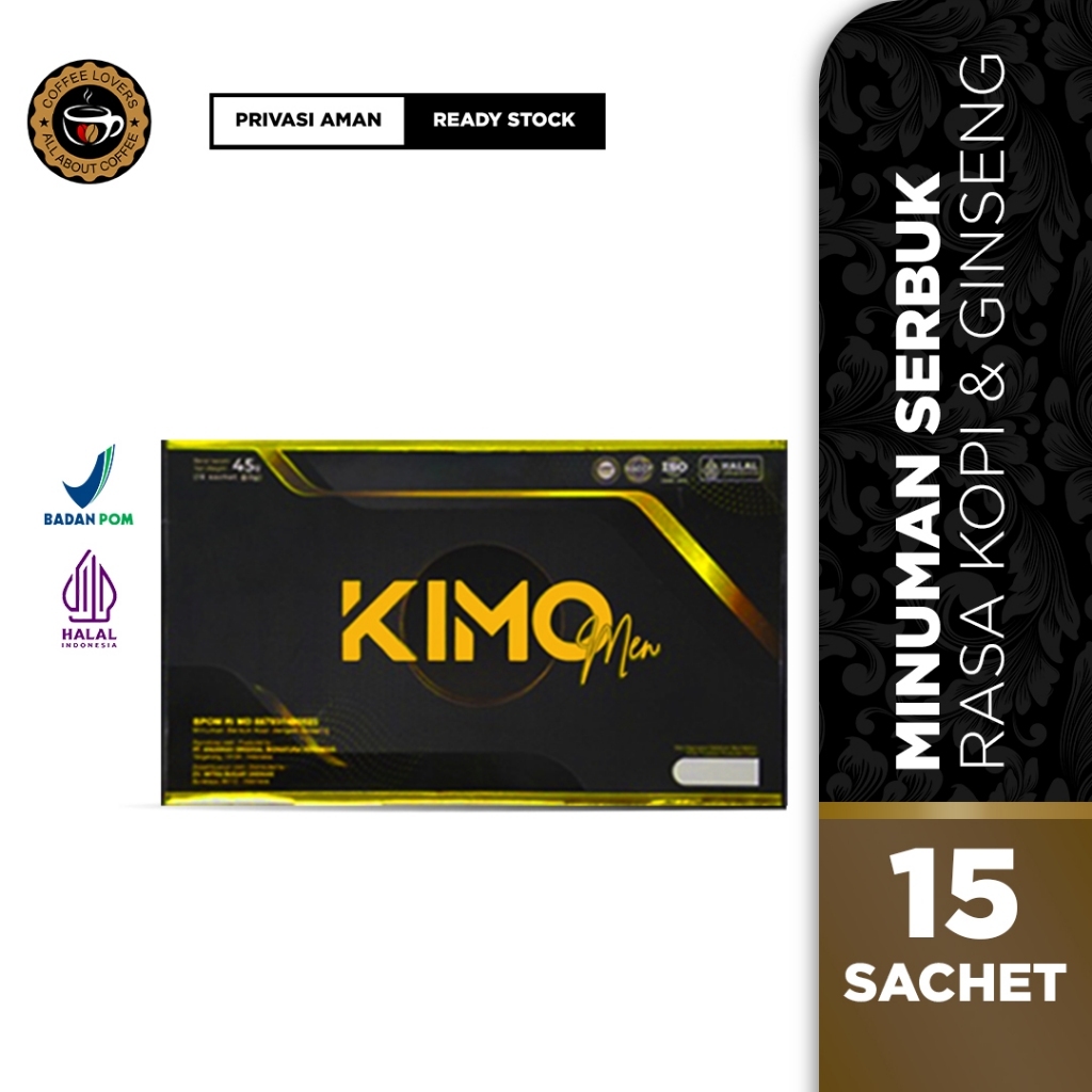 Jual Kimo Ginseng 1 Box (15 Sachet) Original - Minuman Serbuk Obat Kuat ...