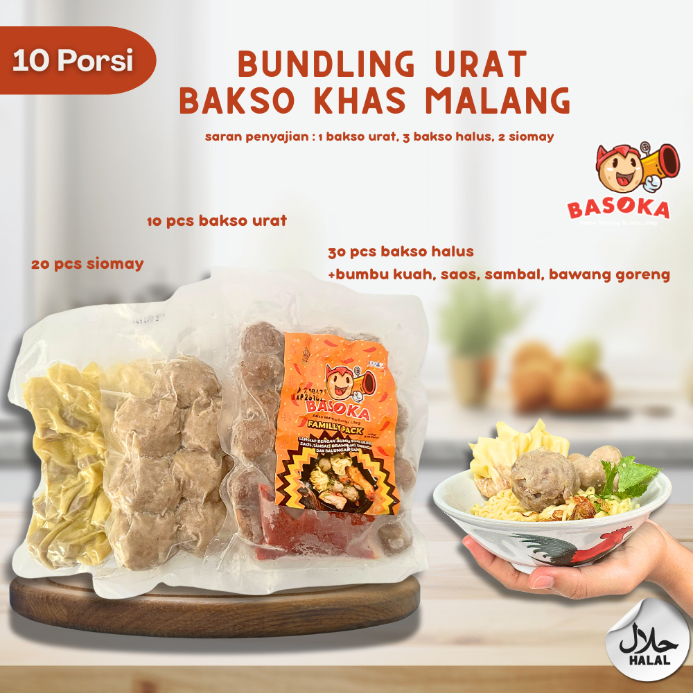 Jual Bakso Urat Jumbo paket komplit khas kota Malang | Shopee Indonesia