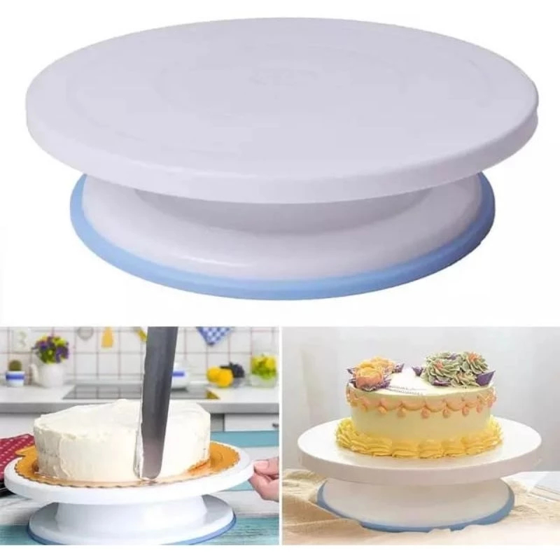 Jual CakeDecorating Turntable Stand / Meja Putar Dekor Kue Plastik ...