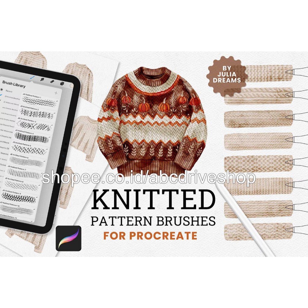 Jual Procreate Brush - Knitted Pattern | Shopee Indonesia