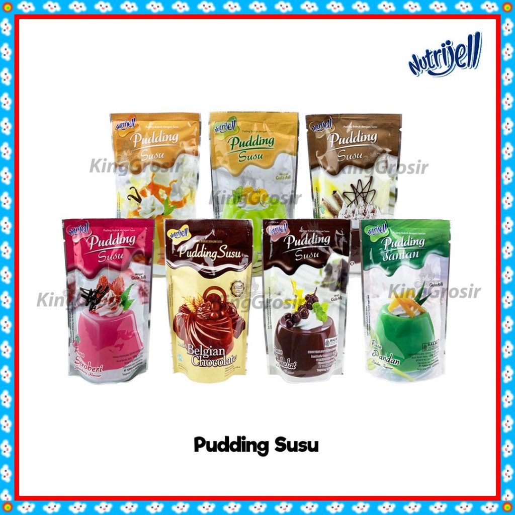 Jual Nutrijell Pudding Susu / Nutrijell Pudding Lapis / NUtrijell ...
