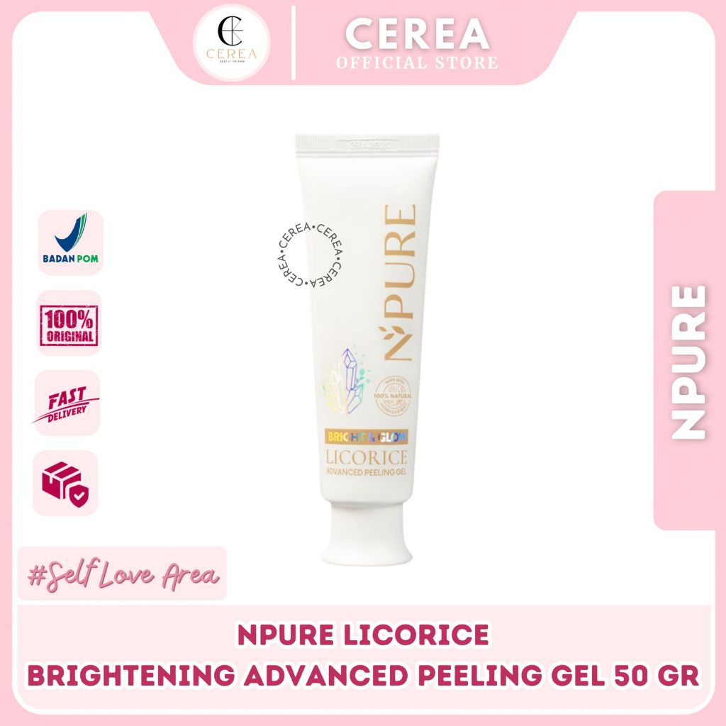 Jual [BPOM] NPURE Licorice Brightening Advanced Peeling Gel 50gr Exfo ...