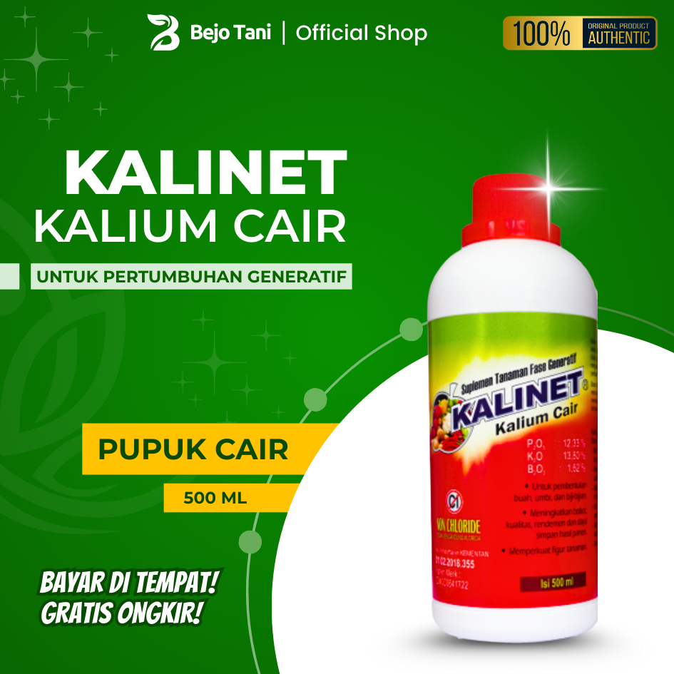 Jual Pupuk Kalium KALINET 500ml Original MMT Kalium Phospat Boron ...