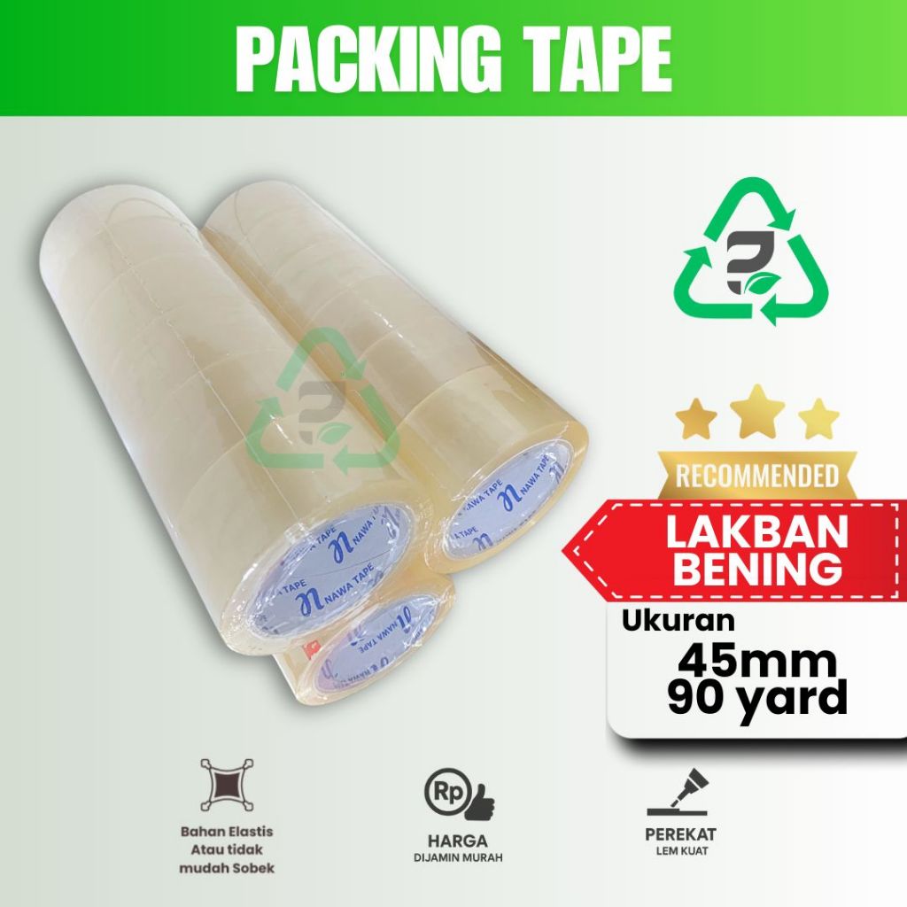 Jual Lakban Bening / Lakban Coklat / Lakban Fragile / Tape Packing ...