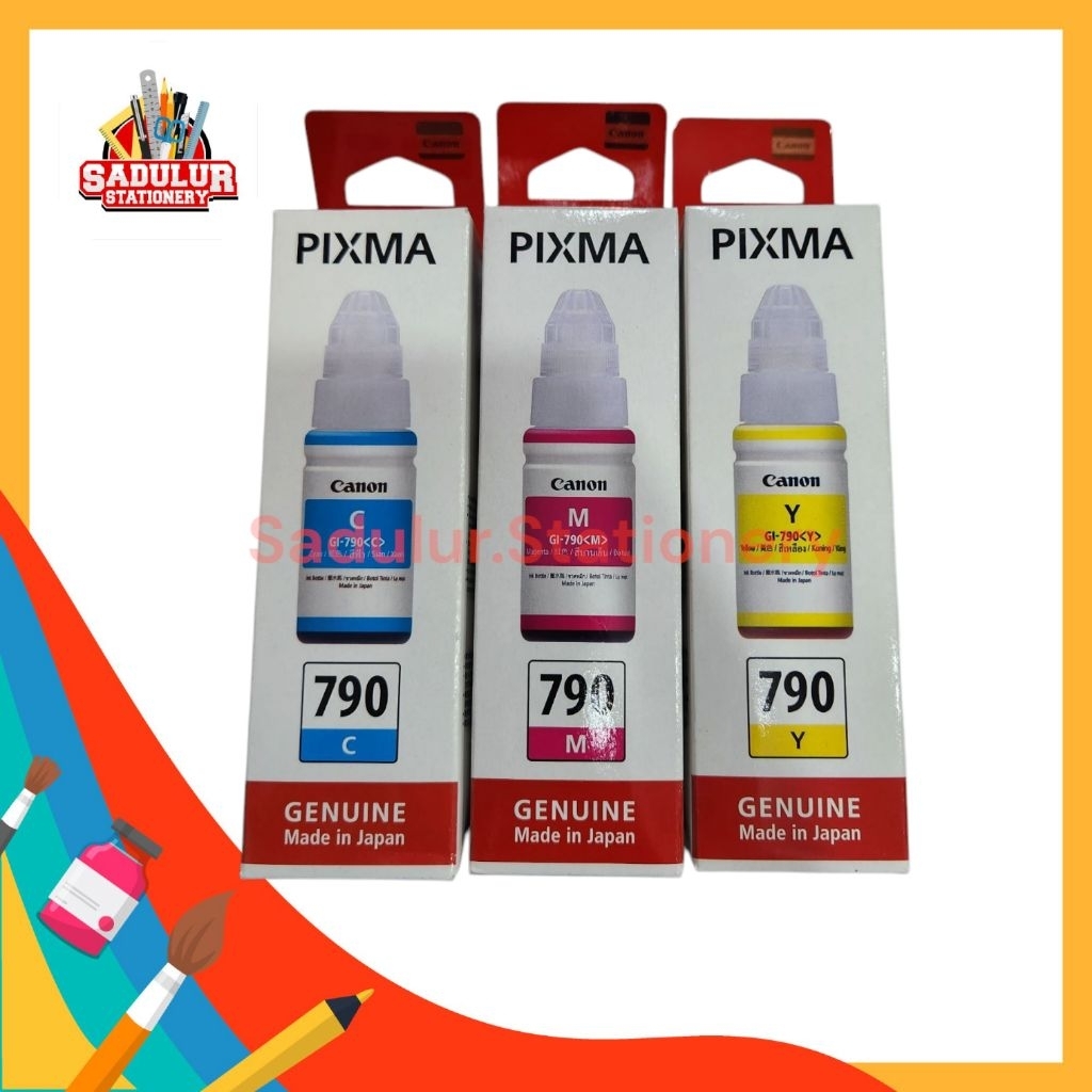 Jual 1 Pcs Tinta Canon GI-790 GI790 GI 790 untuk Printer G1010 G2010 ...