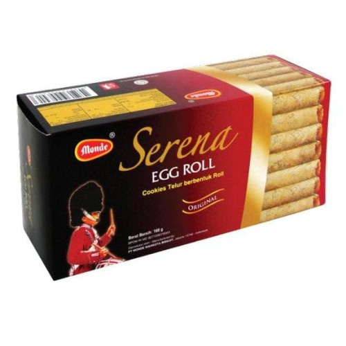 Jual MONDE COOKIES SERENA EGG ROLL BOX 168g | Shopee Indonesia