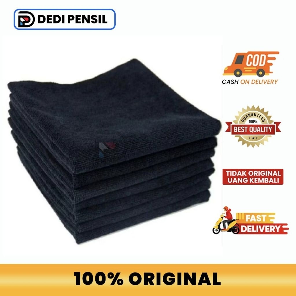 Jual 1 Lusin Handuk Hitam Salon Barbershop 30 x 70 cm | Shopee Indonesia