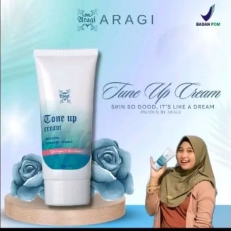 Jual Aragi by intan malayka tone up cream with extra vitamin B3 + vitamin E | Shopee Indonesia