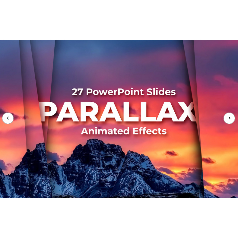 Jual Parallax Slideshow Animated Effects PowerPoint - Template | PowerPoint | Microsoft | Shopee ...