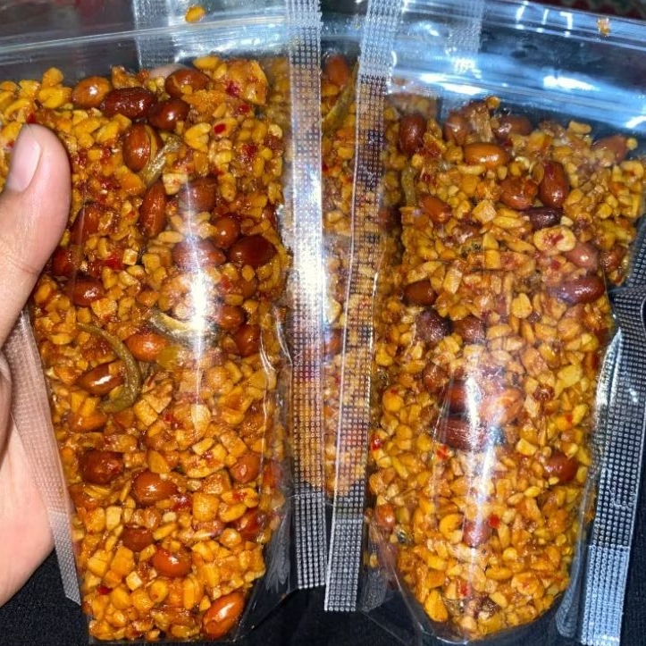 Jual Lauk TEMPE/ KACANG/TERI/ FRESH 100Gram Tempe Orek Pedas manis ...