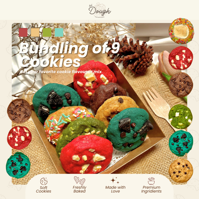 Jual [BUNDLING GET 9 COOKIES] Soft Baked Premium Cookies by ...