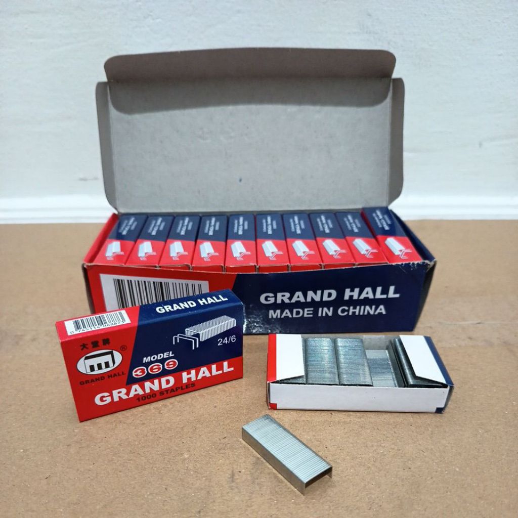 Jual [ 10 PCS ] ISI STAPLES BESAR MERK GRAND HALL | Shopee Indonesia