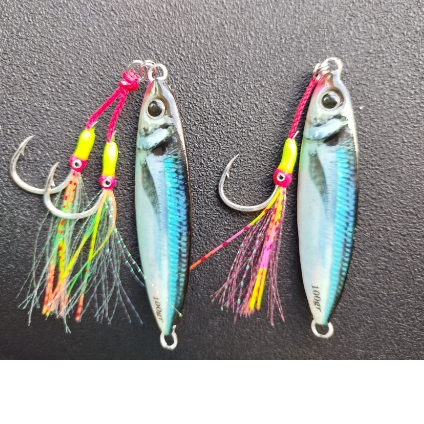 Jual Umpan metal jig cold sniper Teri 40, 60, 80, 100 gr full GID plus ...