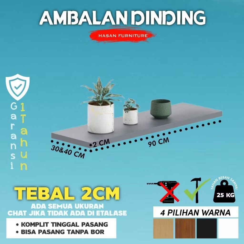 Jual rak dinding Ambalan panjang 90cm,rak dinding Ambalan,rak ambalan ...