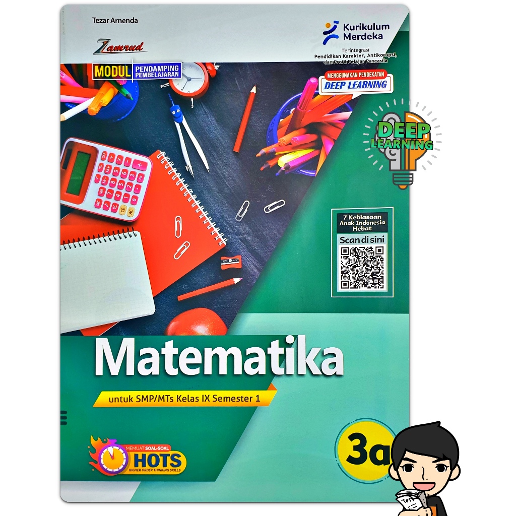 Jual LKS MATEMATIKA SMP KELAS IX 9 SEMESTER 1 2025-2026 Deep Learning | KURIKULUM MERDEKA KURMER ...