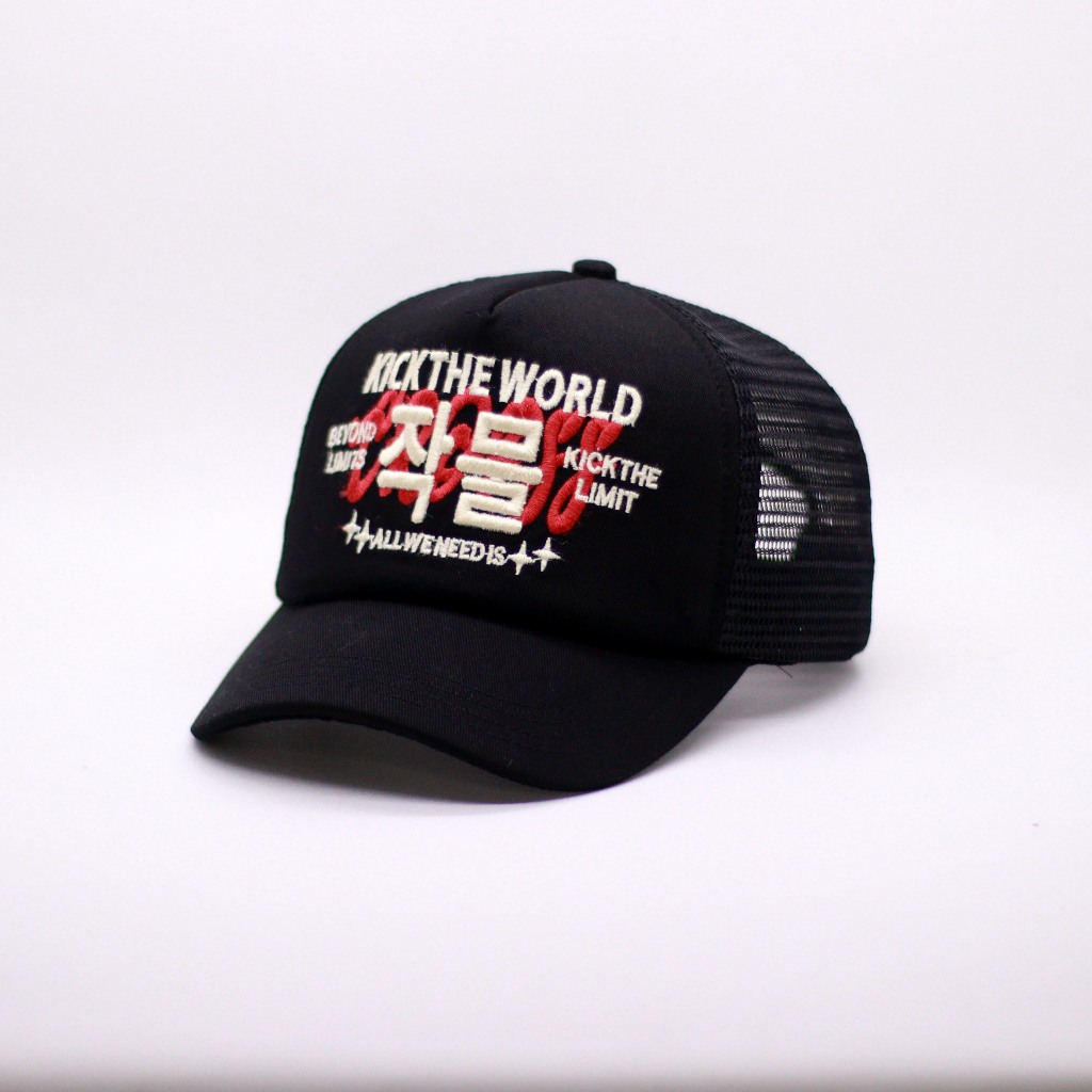 Jual Cropss | Topi trucker topi jaring lidah pendek topi bordir motif ...