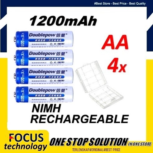 Jual Doublepow Batu Baterai Battery AA Charge Cas rechargeable 1 Pc ...