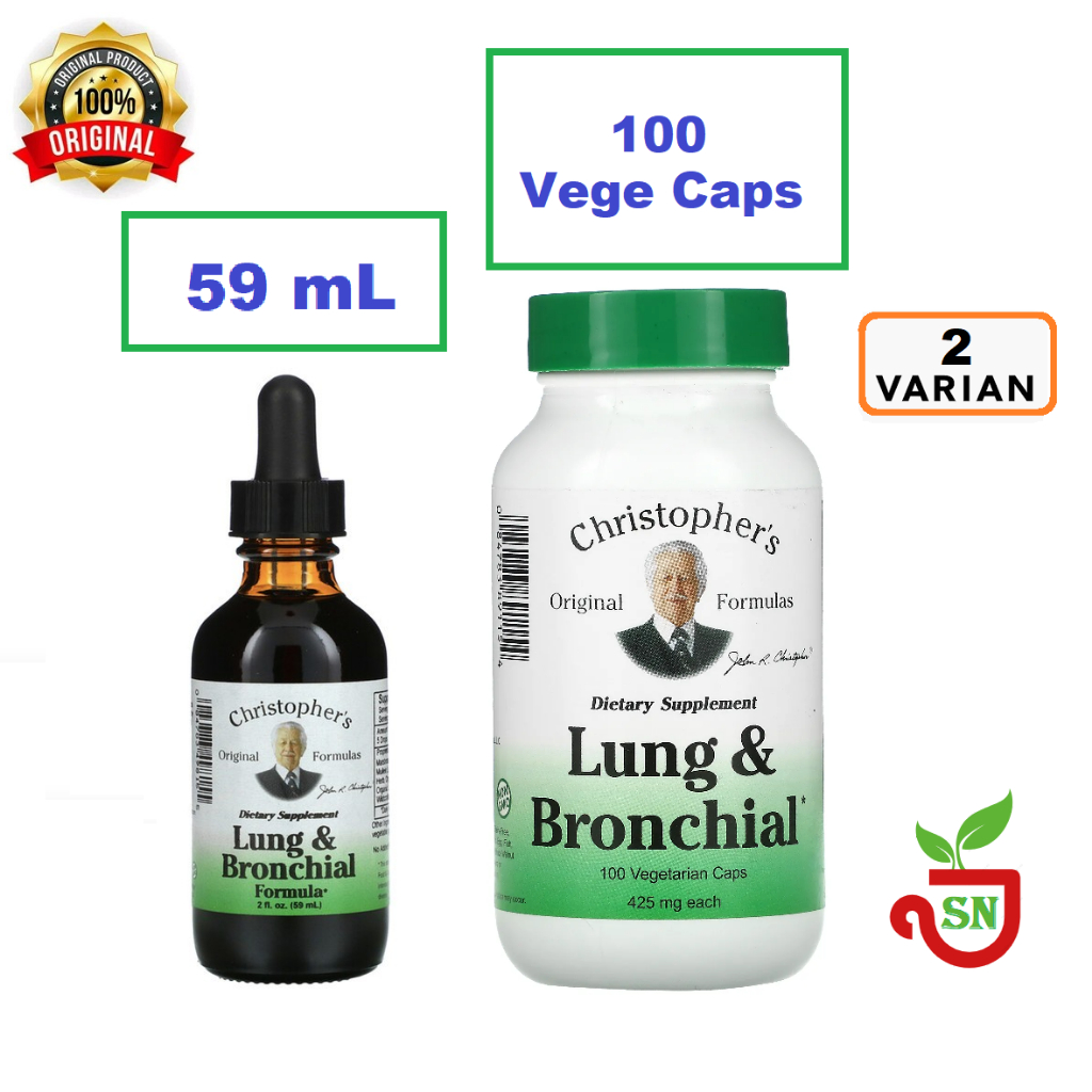Jual Christophers Original Formulas, Lung Bronchial Formula 59 mL /200 ...