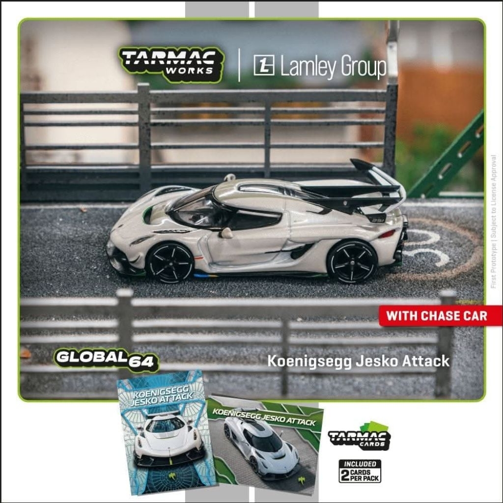 Jual Tarmac Koenigsegg Jesko Attack White Lamley Special Edition ...