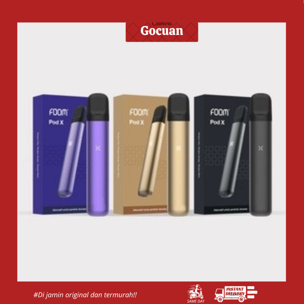 Jual FOOM POD X KIT NEW POD DEVICE SYSTEM 580MAH POD KIT AUTHENTIC ...
