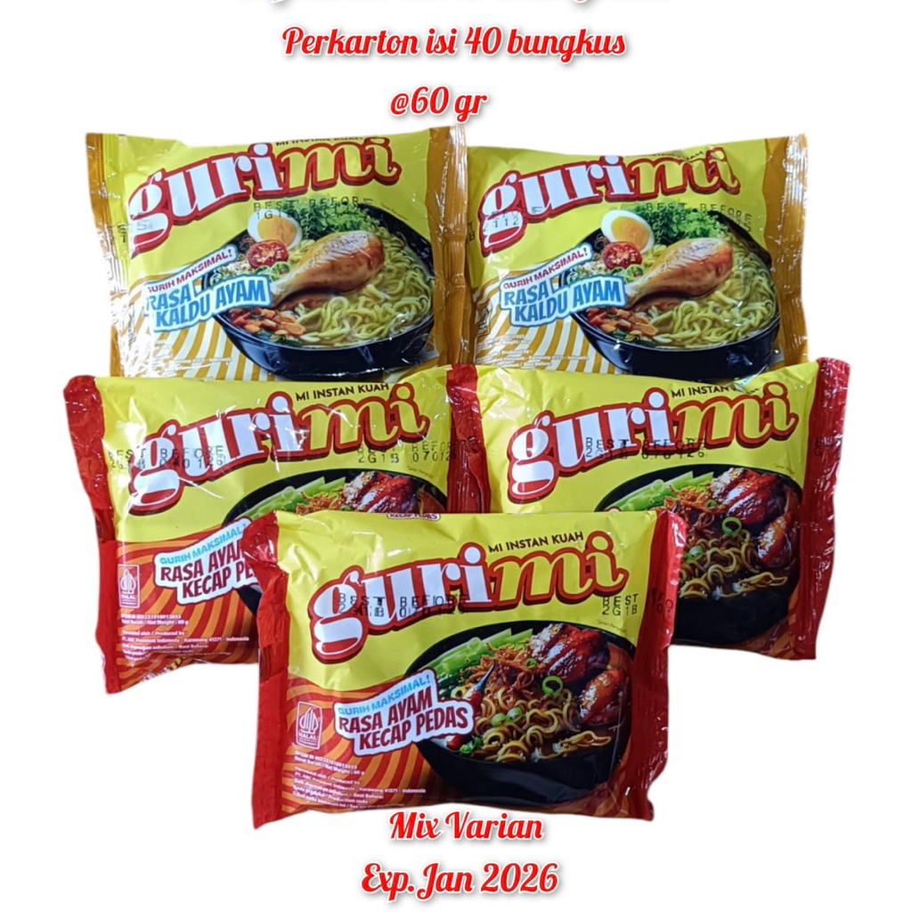 Jual MIE GURIMI RASA KALDU & AYAM KECAP | MI KUAH | Shopee Indonesia